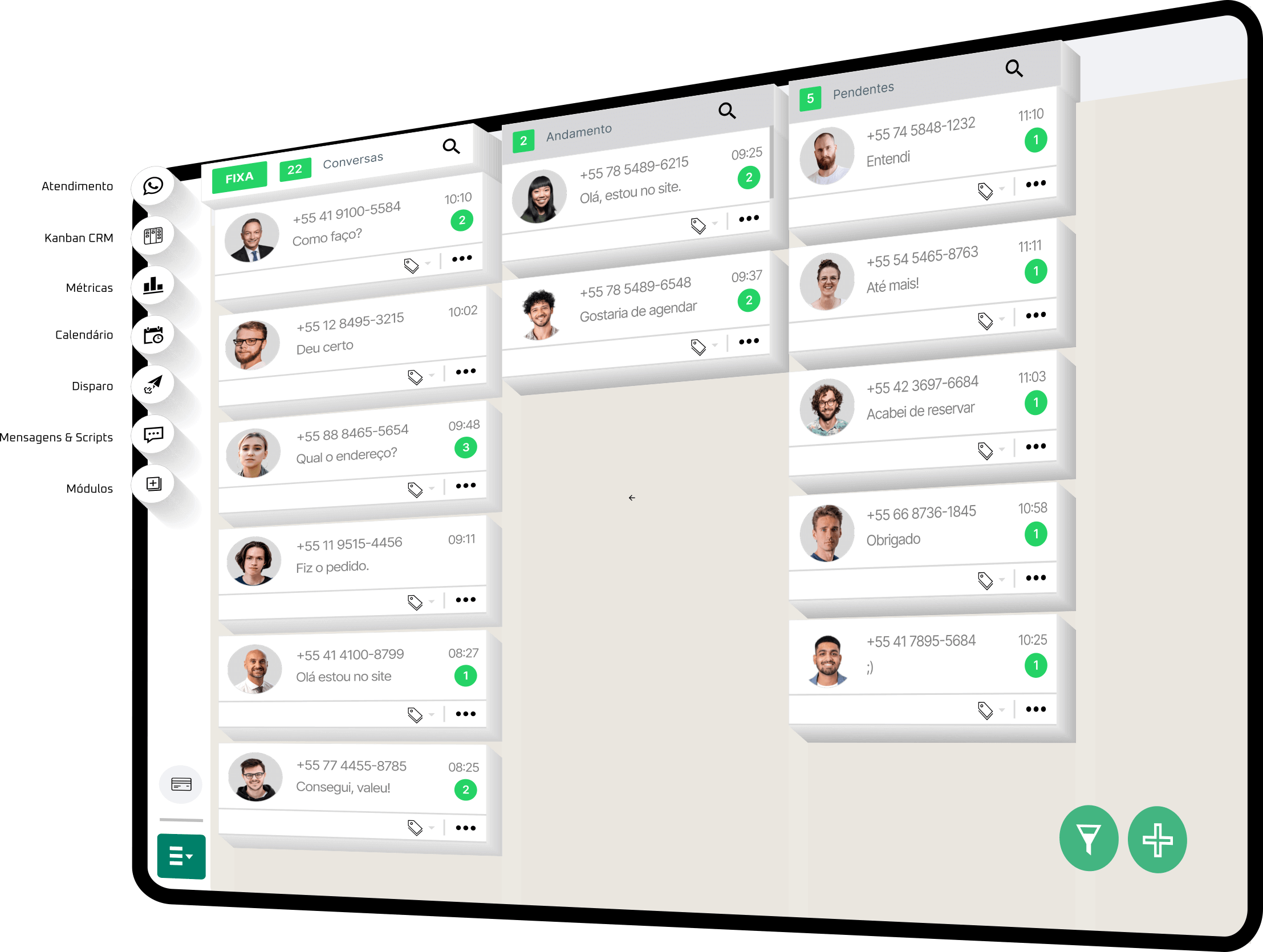 Soluções - FOCUS Chat
